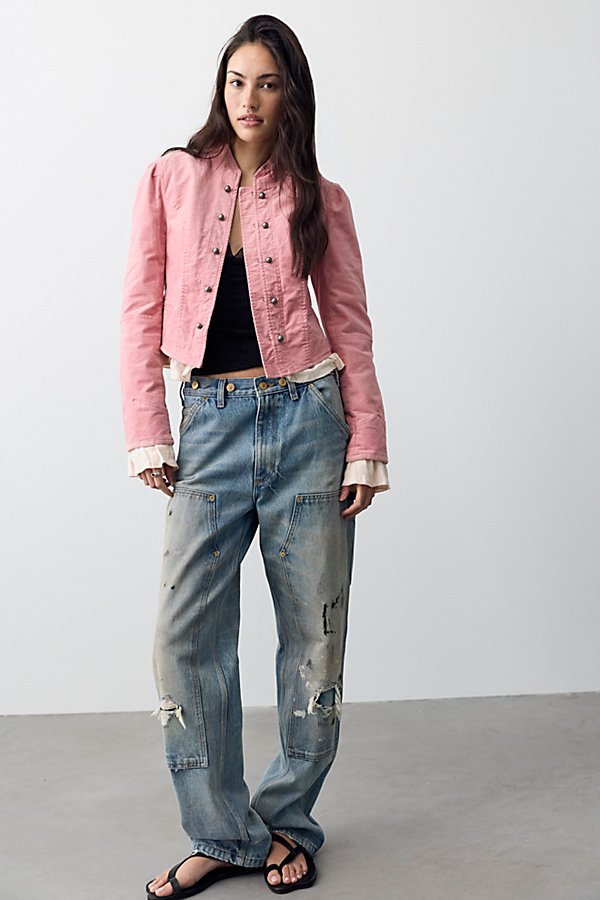 FREE PEOPLE Free People Cloud Nine Ruffle Band Jacket